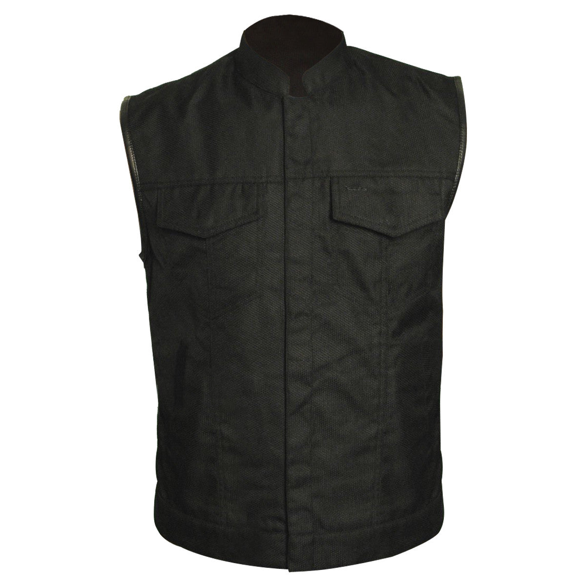 Vance VL1911 Mens Black Patch Holder Textile Motorcycle Vest – Vance ...